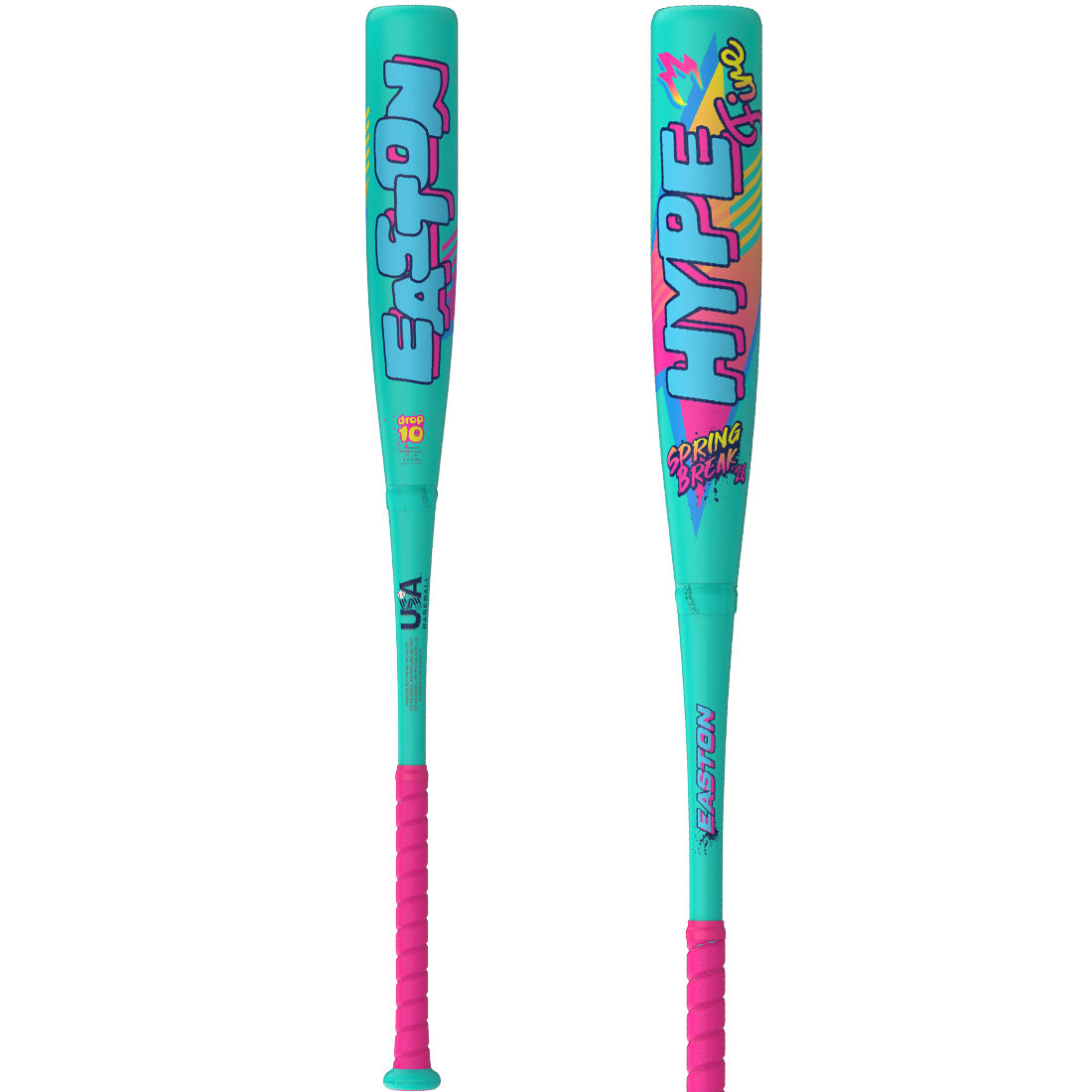 2026 Easton Hype Fire "Spring Break" Teal 2 5/8" USA Baseball Bat – HB ...