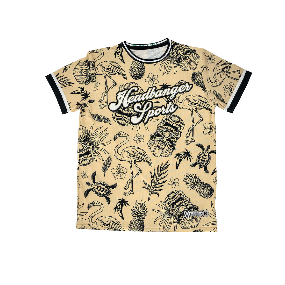 Headbanger Sports "Tropical Tiki" Short Sleeve Micro Sleeve Jersey: Mu ...