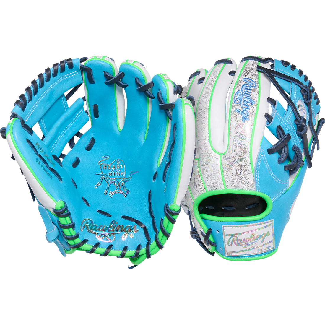 Rawlings HOH Color Sync 10 11.5" Infield Baseball Glove: PROR934-2CBW ...