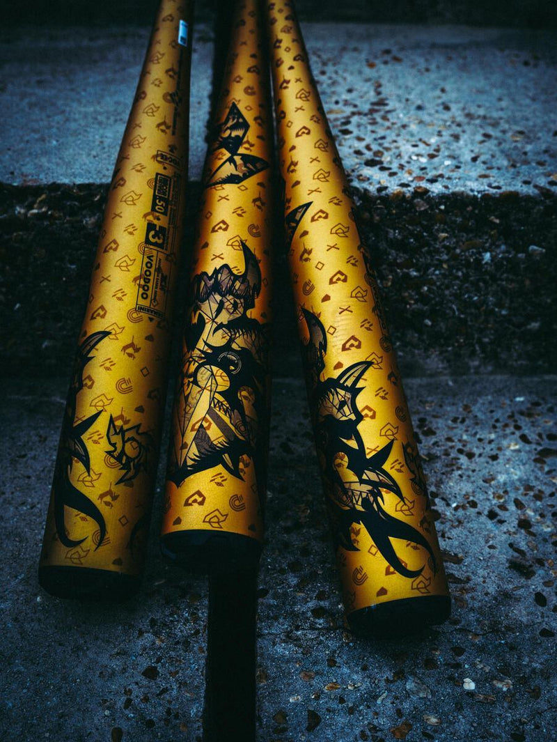 2023 DeMarini Voodoo One Gold BBCOR (-3) Baseball Bat: WBD2352010 – HB ...