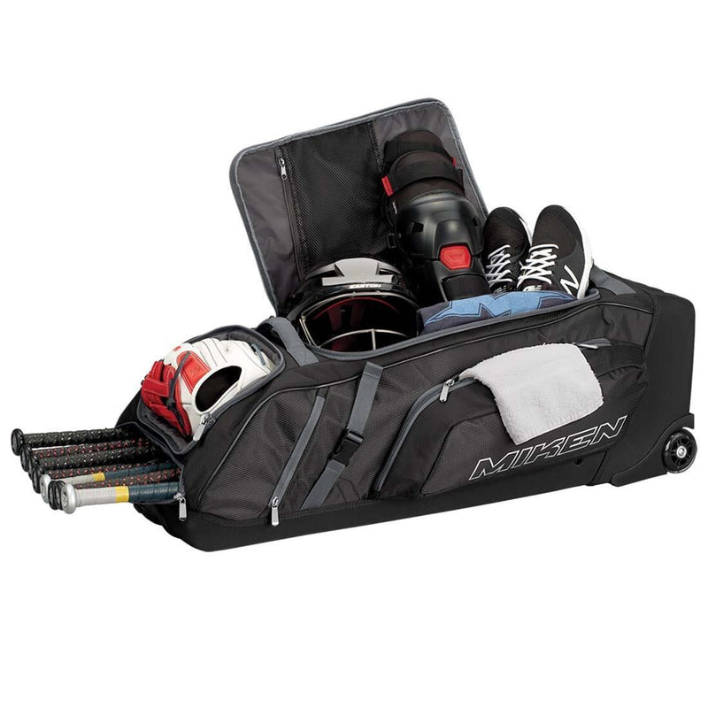 Miken Deluxe Slowpitch, Baseball, and Softball Wheeled Roller Bag – HB ...